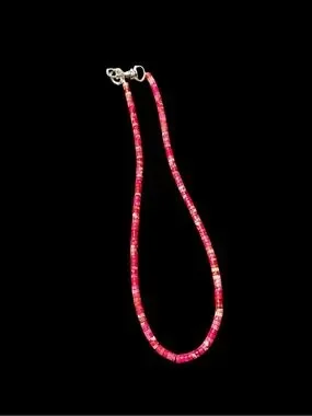 Lilac Beth | Jewelry | Pink Heishi Bead Necklace | Poshmark